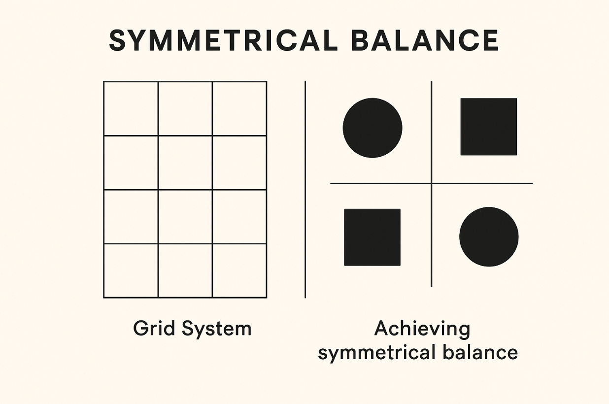Symmetrical and Asymmetrical Balance Design Principals