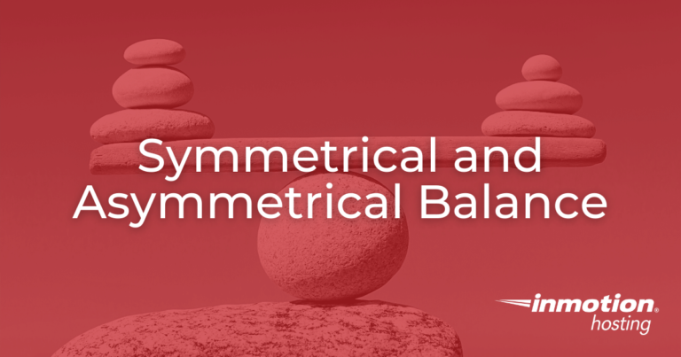 Symmetrical and Asymmetrical Balance Design Principals