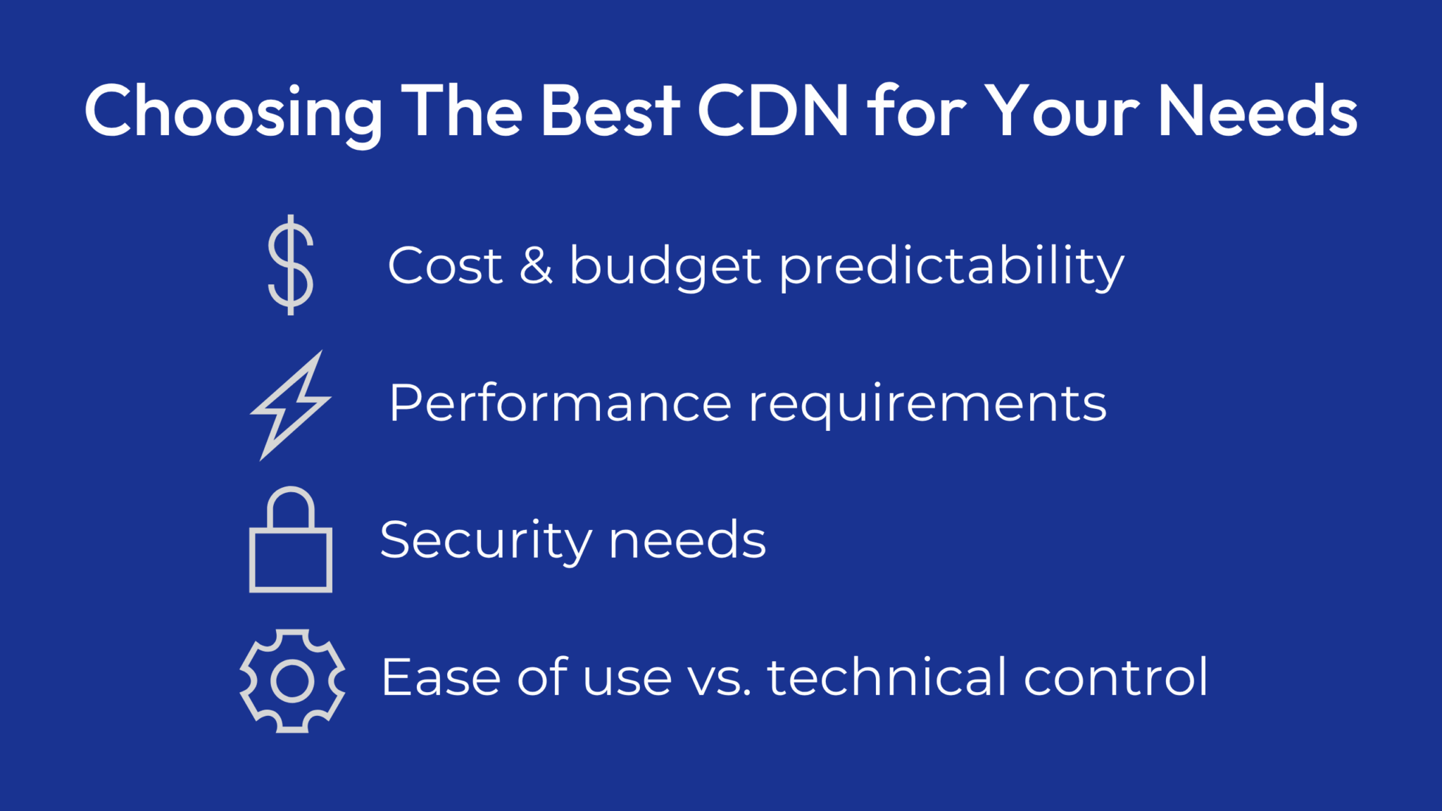 The 5 Top CDN Providers in 2026 | InMotion Hosting