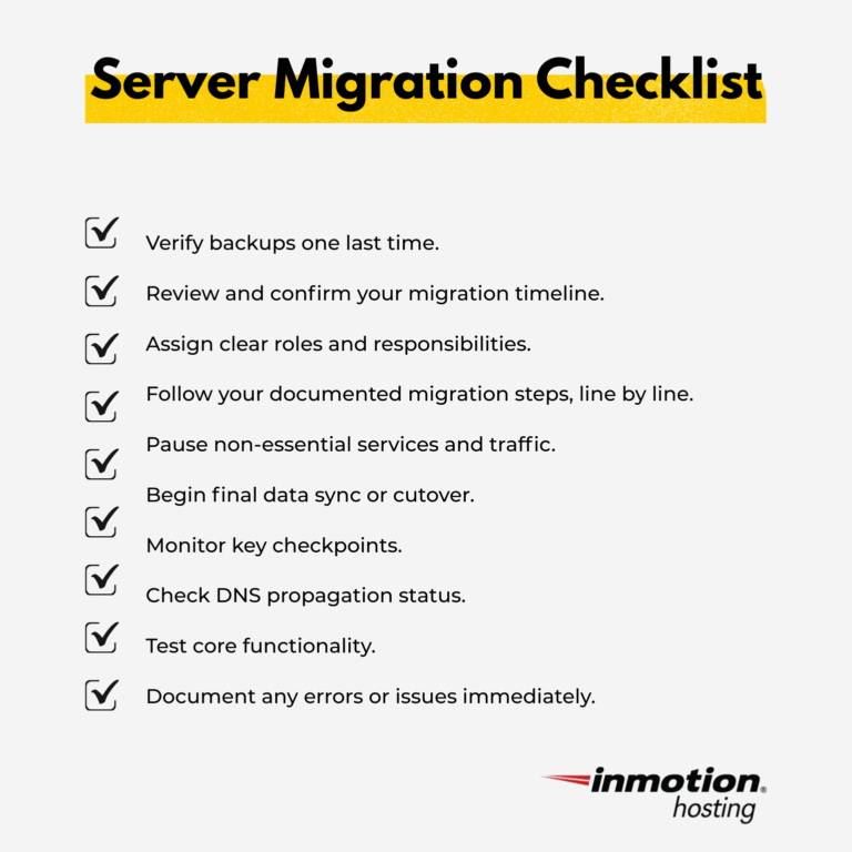 Server Migration Checklist: A Complete Guide