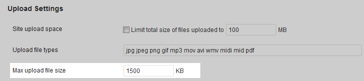Change the Max Upload File Size for a WordPress Multisite installation