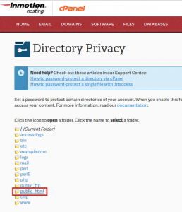 How to Add Password Protection for a Directory (Folder) Using cPanel