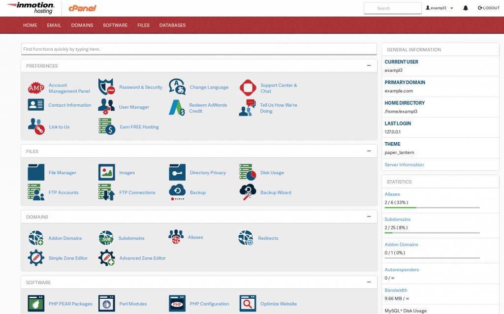 AMP vs. cPanel | InMotion Hosting