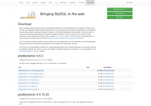 Installing phpMyAdmin on your Account | InMotion Hosting
