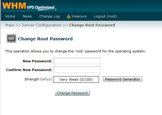 How to Change your root Password in WHM | InMotion Hosting