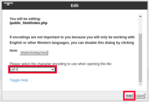 Website Character Encoding in cPanel Explained