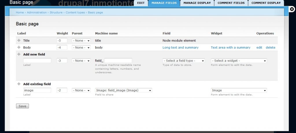 How to enable images for Basic Pages in Drupal 7 | InMotion Hosting