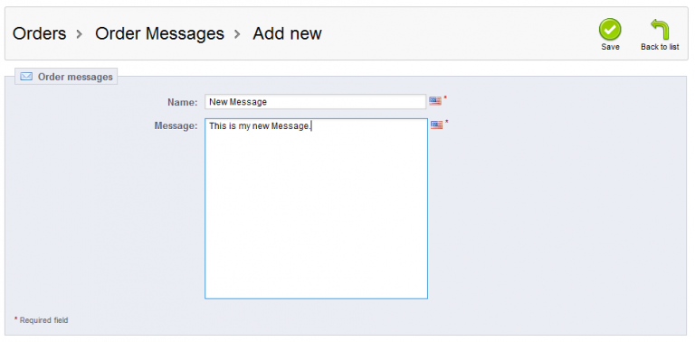 How to add an Order Message in PrestaShop 1.5 | InMotion Hosting