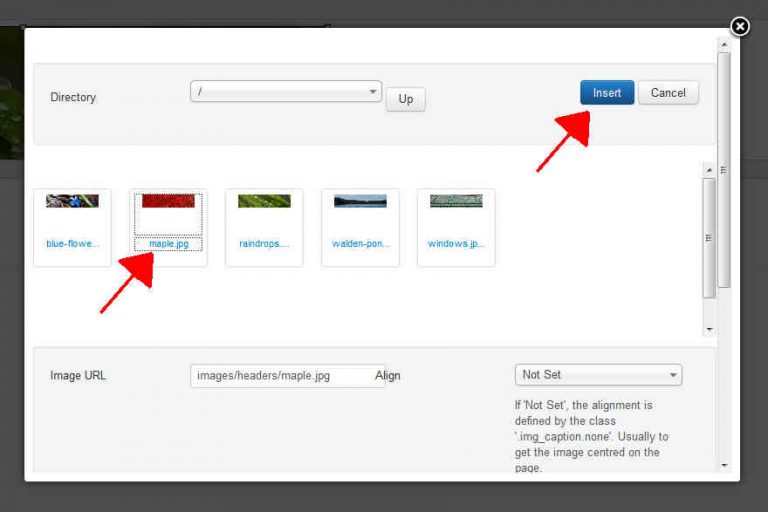 How to change the banner image in Joomla 3 Explained