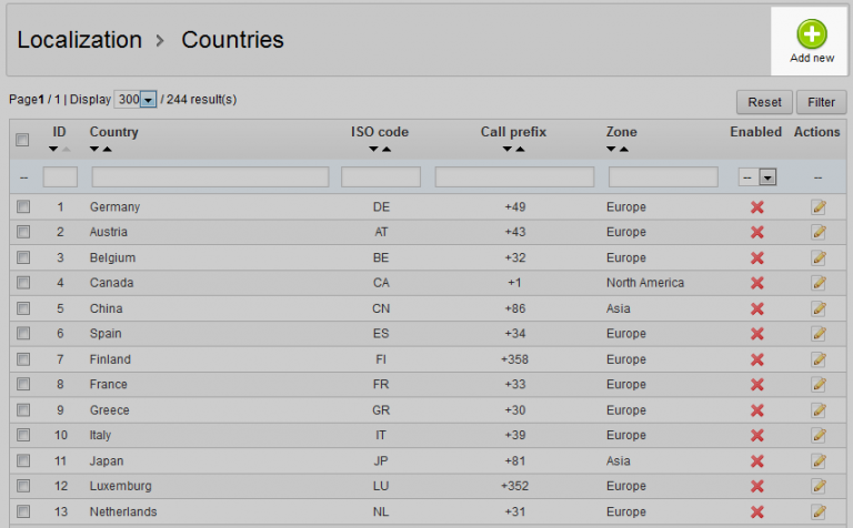 How to add a new country in PrestaShop 1.5 | InMotion Hosting