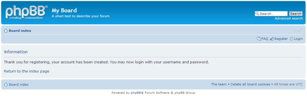 How to create a user in phpBB 3.0 | InMotion Hosting