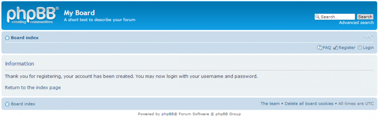 How to create a user in phpBB 3.0 | InMotion Hosting
