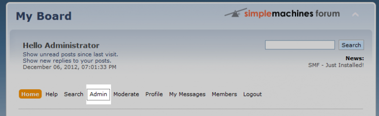 How to log into your SMF admin dashboard | InMotion Hosting