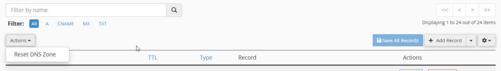 Using The Zone Editor In Cpanel Inmotion Hosting
