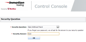 Accessing the McAfee Control Console as an Admin | InMotion Hosting