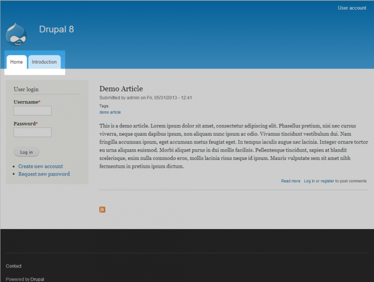 How to add a node to a menu in Drupal 8 | InMotion Hosting