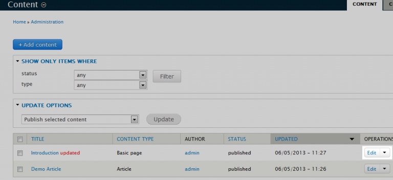 How To Promote Content To The Front Page In Drupal Inmotion Hosting