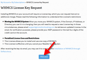 How to Request a License for WHMCS | InMotion Hosting