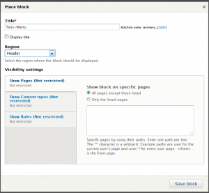 Assigning a menu to your pages in Drupal 8 | InMotion Hosting