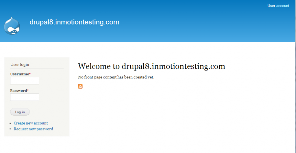 Disabling main and secondary menus in Drupal 8 | InMotion Hosting