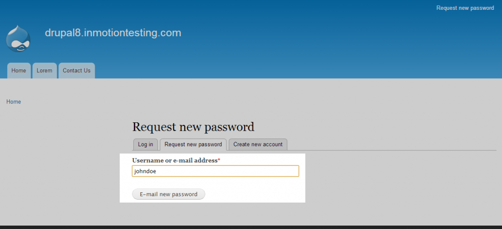 How To Reset Your Drupal Password | InMotion Hosting