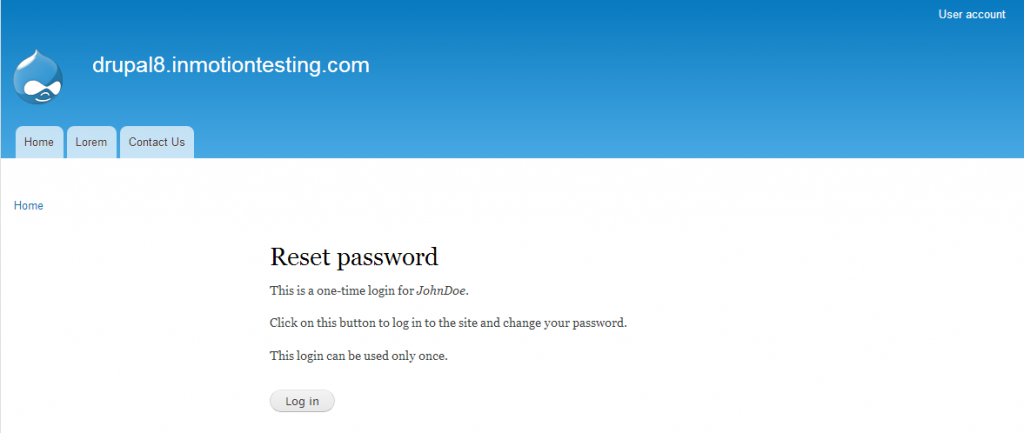 How To Reset Your Drupal Password | InMotion Hosting