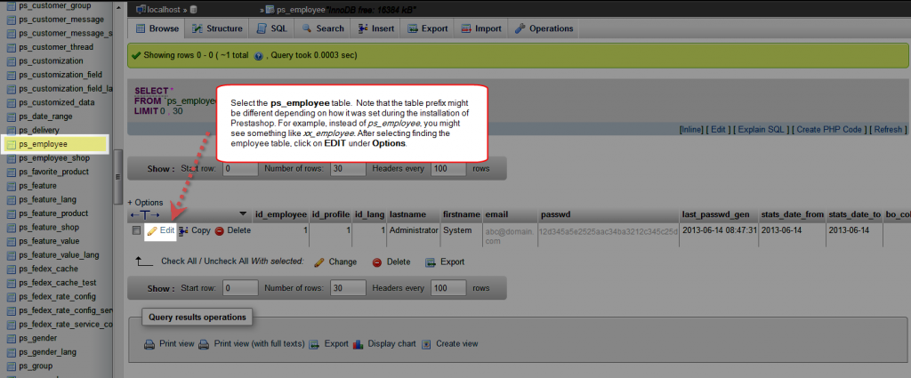How to Reset the PrestaShop Administrator Password | InMotion Hosting