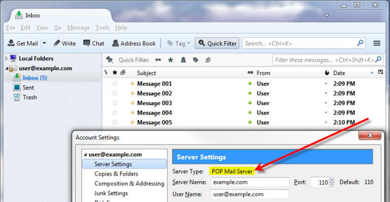 Change POP3 account to IMAP, or IMAP to POP3 | InMotion Hosting