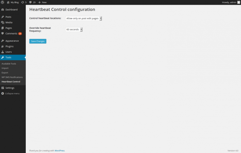 WordPress Heartbeat and Heavy admin-ajax.php Usage | InMotion Hosting