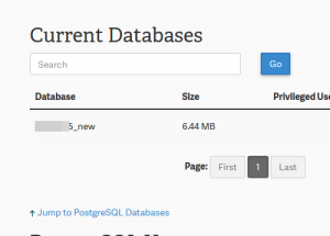 Creating a PostgreSQL Database