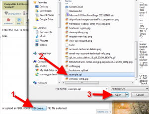 How to Import a PostgreSQL database using phpPgAdmin | InMotion Hosting