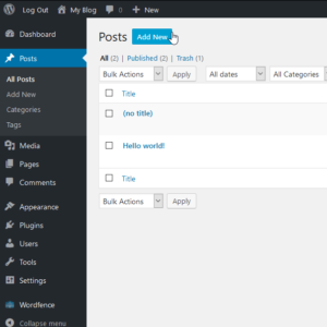 How to Create and Edit Pages and Posts in WordPress | InMotion Hosting