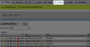 How to Export a Table in phpMyAdmin | InMotion Hosting
