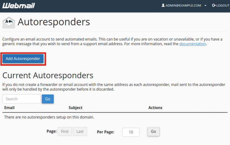 How to Create an Email Autoresponder in Webmail | InMotion Hosting