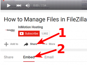 How to Add or Embed a YouTube Video in a Web Page