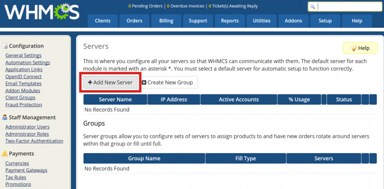 How to Connect WHM to WHMCS | InMotion Hosting
