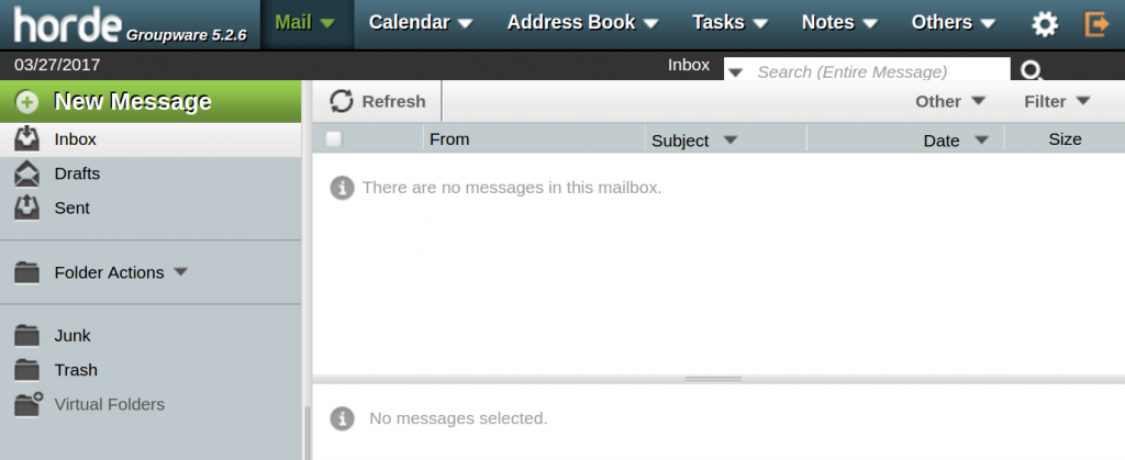 Logging into Horde | InMotion Hosting