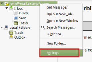 How to Change your Account Settings in Thunderbird | InMotion Hosting