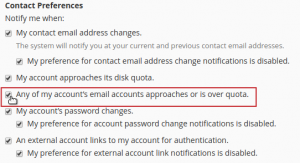 How to Configure Mailbox Quota Notifications | InMotion Hosting