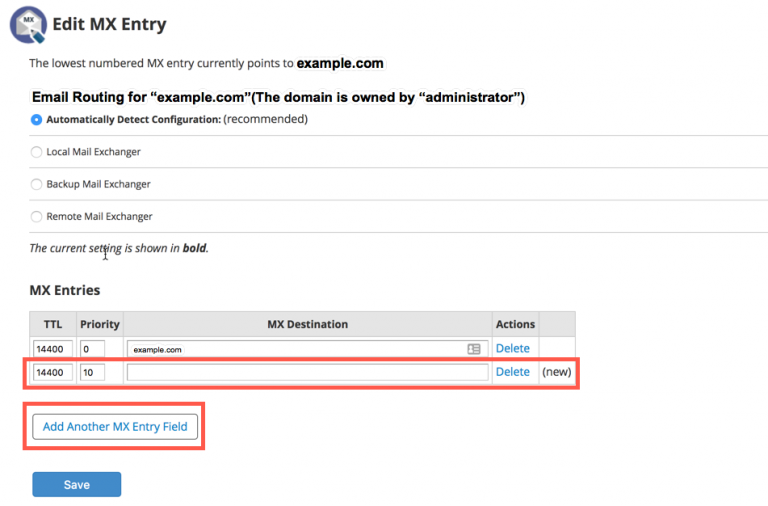 How to Change Your MX Records Using the WebHost Manager (WHM ...