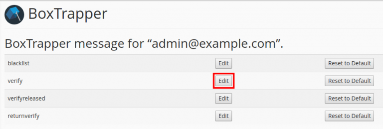How to Edit BoxTrapper Confirmation Messages