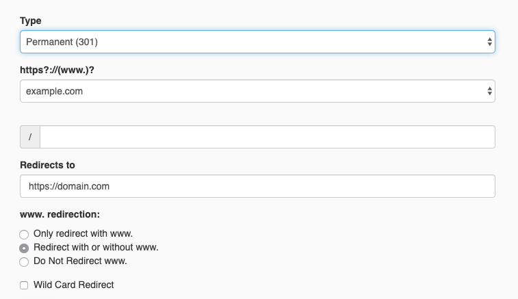 Setting up a Redirect for a Domain in your cPanel | InMotion Hosting