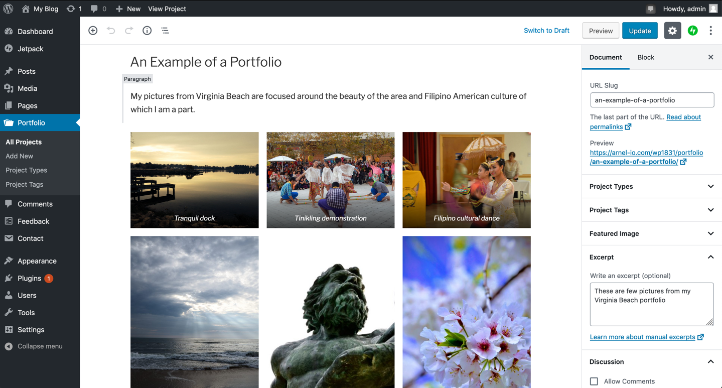 How to Add Jetpack Portfolios Using WordPress | InMotion Hosting