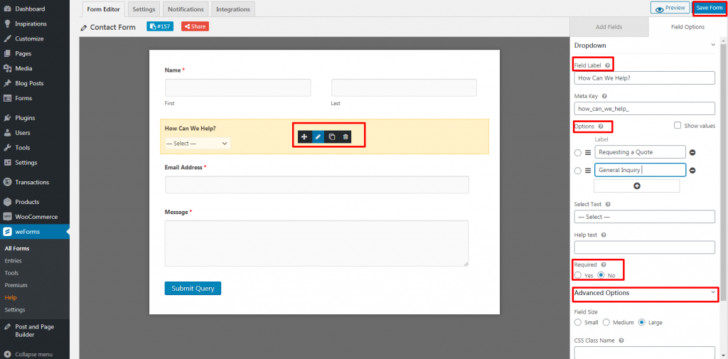 How to Create a Contact Form with weForms | InMotion Hosting