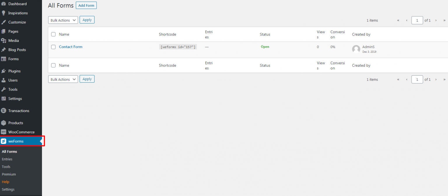 How to Install weForms in WordPress | InMotion Hosting