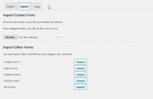How to Import Forms in weForms | InMotion Hosting