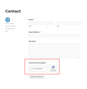 How to Enable reCaptcha in weForms | InMotion Hosting
