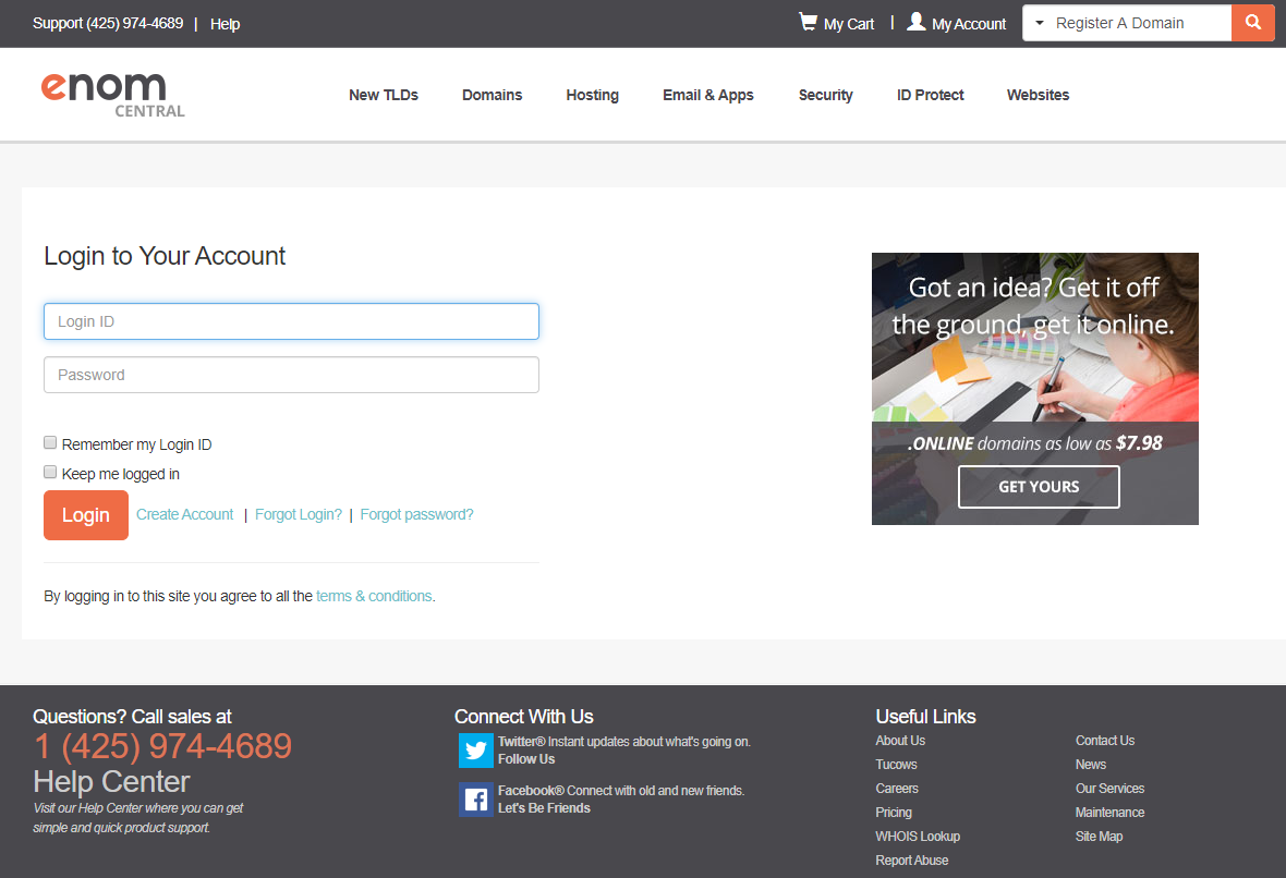 IMH Store Changing to eNomCentral | InMotion Hosting