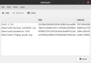 How to Create Checksums with GtkHash | InMotion Hosting