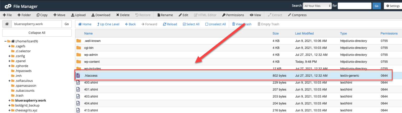 How to Reset Htaccess File | InMotion Hosting